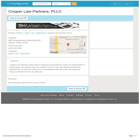 Cooper Law Partners, PLLC | PDF