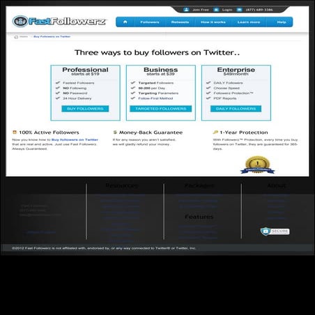 Buy Twitter Retweets | Fast Followerz | PDF