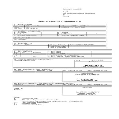 File cuti melahirkan | DOCX