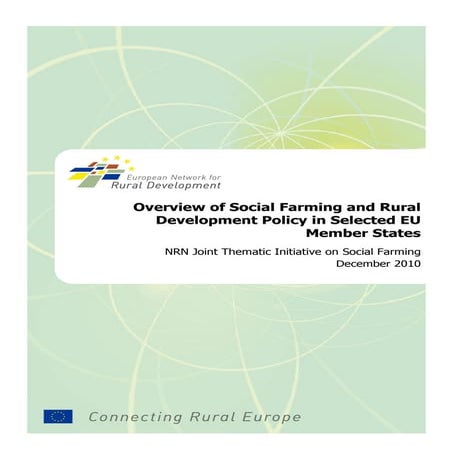 Overview of Social Farming and Rural Development | PDF
