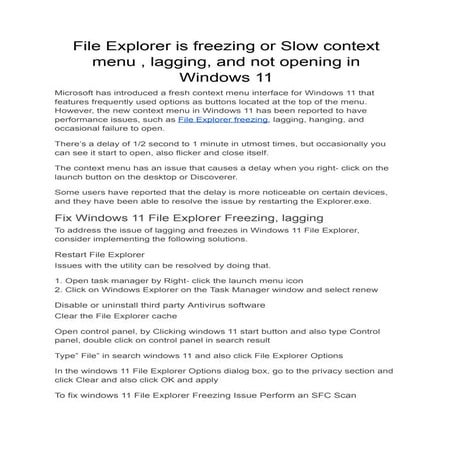 File Explorer is freezing .pdf