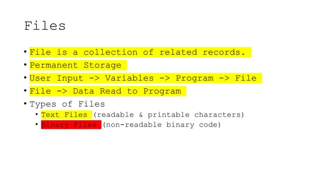 File Handling in CPP Programming Language.pptx File Handling in CPP Programming Language.pptx