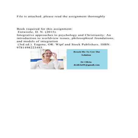 File is attached..please read the assignment thoroughly Book.docx