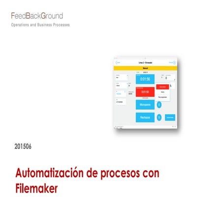 Automatización de procesos con Filemaker | PPT
