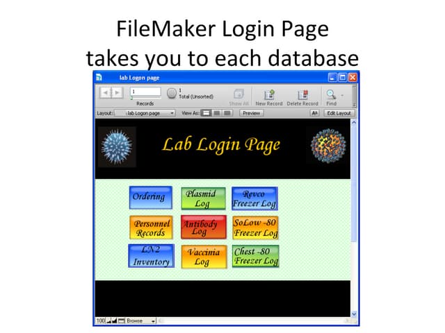 Filemaker Databases | PPT Filemaker Databases | PPT