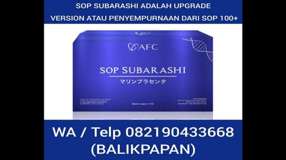 SOP SUBARASHI BALIKPAPAN | PPTX