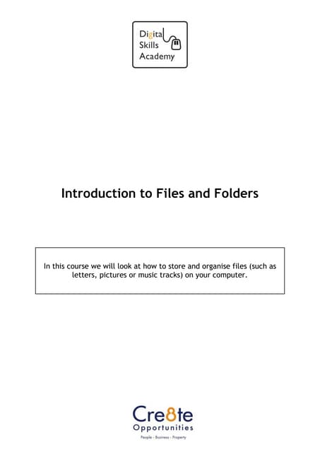 Files and Folders | PPT
