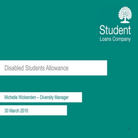 Disabled Student Allowance | PPT