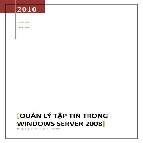File server 2008 | PDF