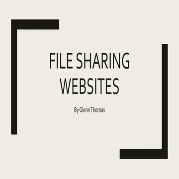 File sharing websites | PPTX