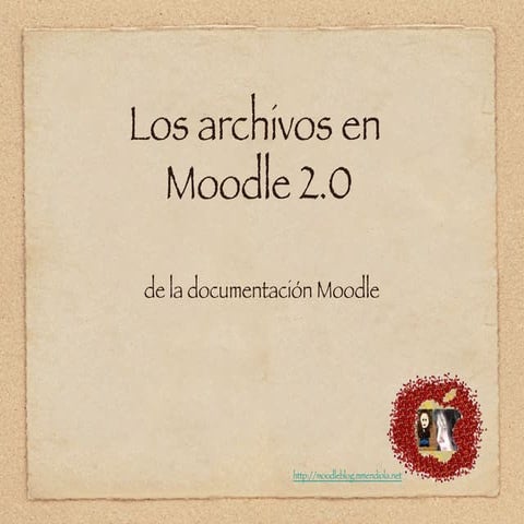 Archivos en Moodle 2.0 | PDF
