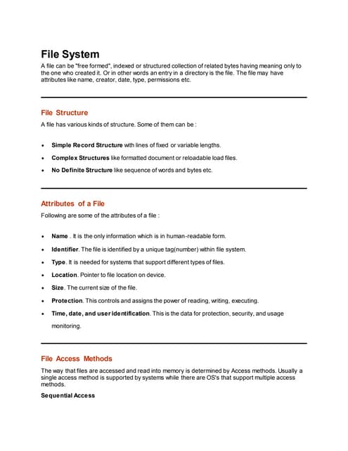 Protection, directory implementation | PPTX
