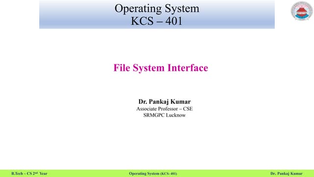 Operating System File System Pptx Operating Systems Computer 2584