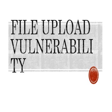 File upload vulnerability | PPTX