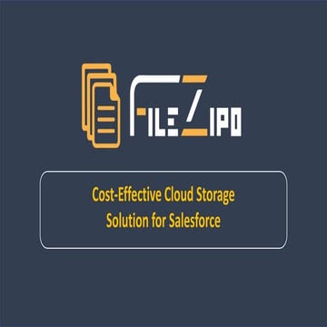 FileZIPO - Cost- effective cloud storage solution for salesforce | PPTX ...