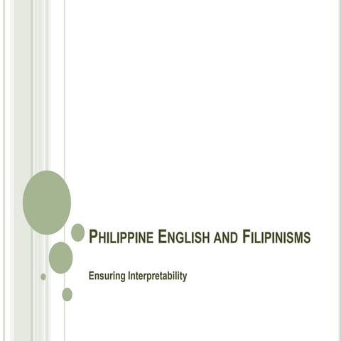 Filipinisms | PPTX