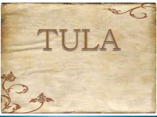 ARALIN SA filipino-tula AT MGA URI NG TULA | PPT