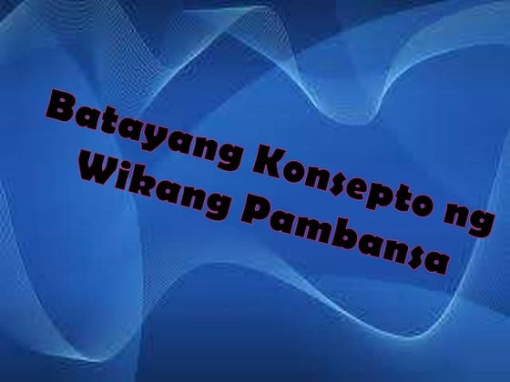 Batas ng Wikang Filipino | PDF