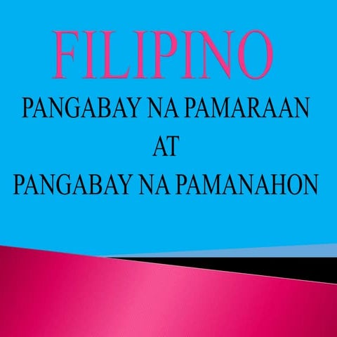 Filipino | PPT