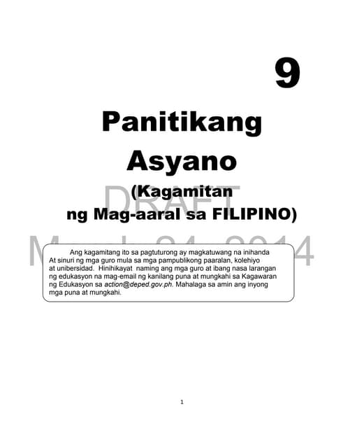 Filipino 10-q2-week-3 | PDF