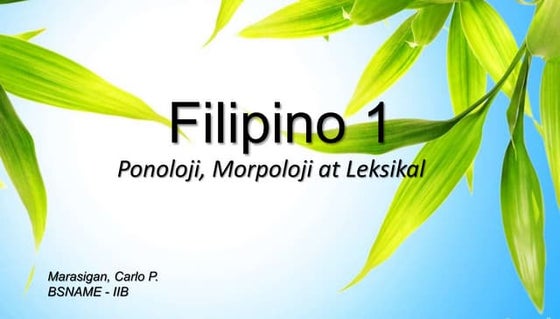 4 na uri ng diin | PPTX