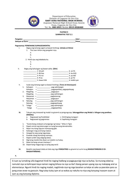 Paggamit ng panipi | PPTX