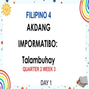 LAS #8 Pagsulat ng Talambuhay - Filipino 4 | PPTX