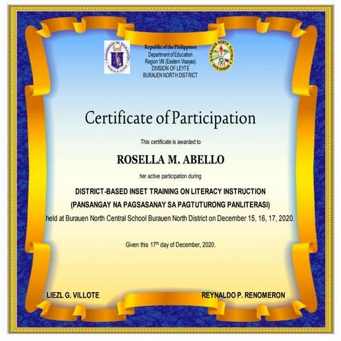 2020 DepEd Official Certificate Templates TeacherPH.com.pptx