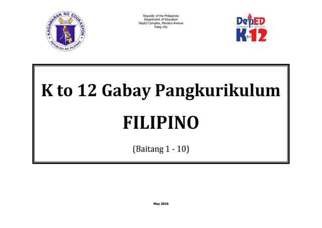 Filipino 2 Curriculum Guide rev.2016