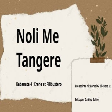 Noli me tangere kabanata 49 | PPTX