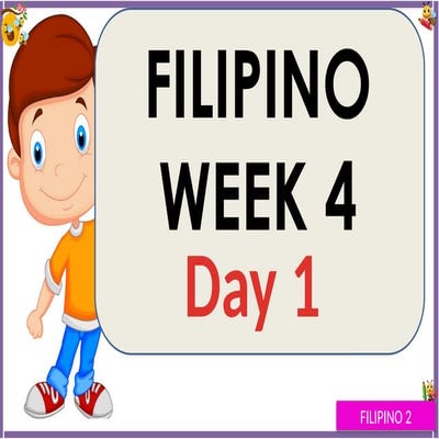 FILIPINO 3 - QUARTER 4 - PAGBUO NG BUOD O LAGOM TUNGKOL SA KWENTONG BINASA O NAPAKINGGAN. | PPTX