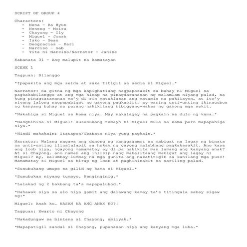 Filipino script (nena at neneng) | DOCX