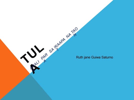 Filipino 9 Tula | PPT