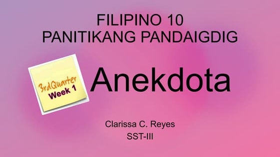 Pagtiyak sa Damdamin, Tono, at Pananaw ng Teksto | PPTX