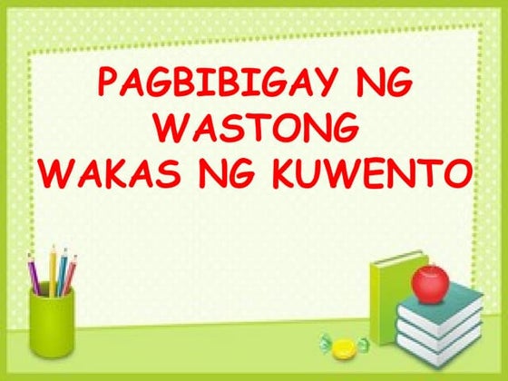 Filipino Sanhi At Bunga Ppt
