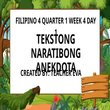 Filipino 4 Quarter 1 Week 4.PowerPoint presentation | PPTX