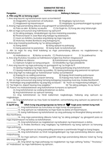 filipino 4-q3-week 1.pptx matatag curriculum | PPTX