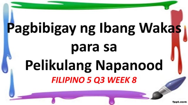 ENGLISH 6 PPT Q3 W1 - Text-types according to Purpose and Language ...