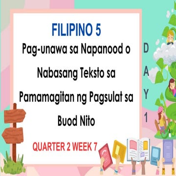 FILIPINO 5-Q2-W7-PPT for Grade 5 Learners | PPTX