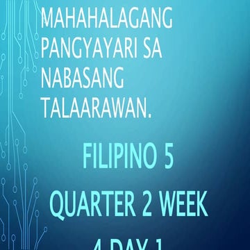 FILIPINO 4 Tekstong Impormatibo-Mga babasahing nagbibigay ng mga makabuluhang impormasyon.pptx