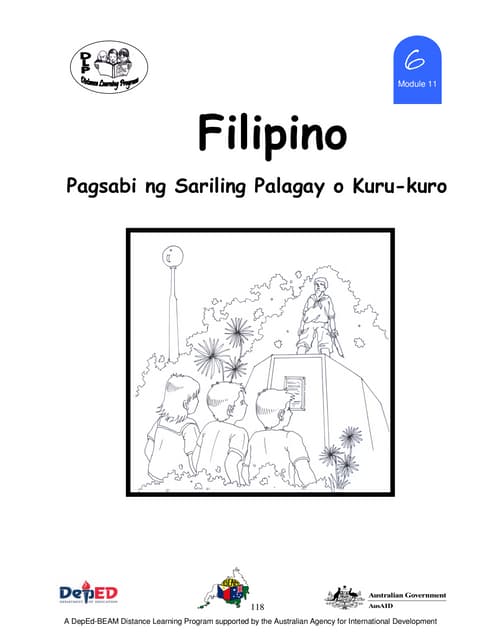 Filipino 6 dlp 1 pagsunod sa mga panuto | PDF