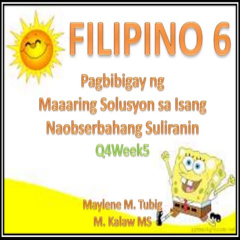Filipino6Q4powerpoint presentaion grade six | PPT