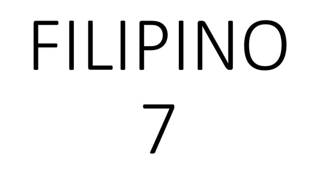 Pormal at di pormal na salita | PPT