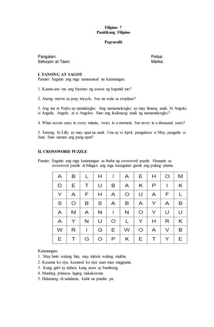 Pamantayan sa Pagbigkas ng Tula | PPT