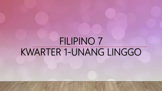 Presentation4.pptx filipino 9 4th quarter | PPT