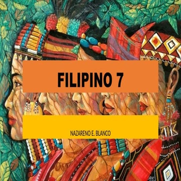 LE_Q3_Filipino-7_Week-7_.pdf.Filipino 7777 | PDF