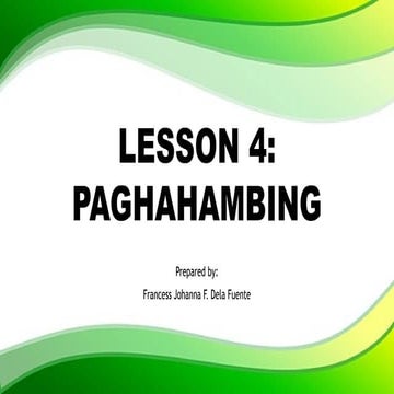 Paghahambing | PPTX
