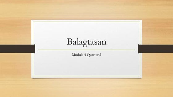 BALITA SCRIPT SHORT | PDF