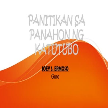 Filipino ikawalong Baitang Module 1 Quarter 1.pptx
