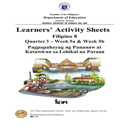 Filipino8 q3 w5a & 5b | DOCX